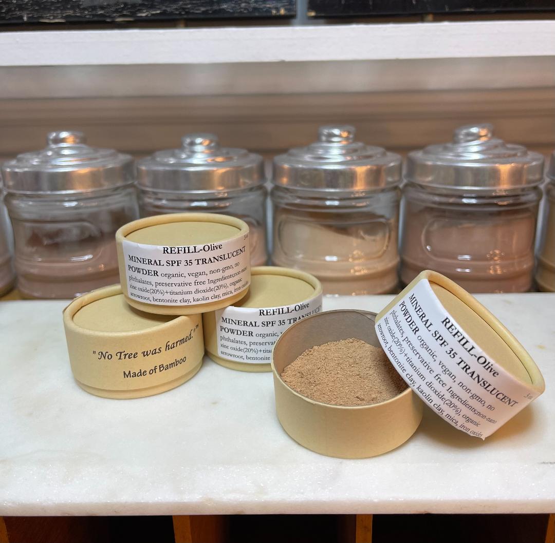 Mineral Powder SPF 35 REFILL-OLIVE SKIN – The Acne Expert